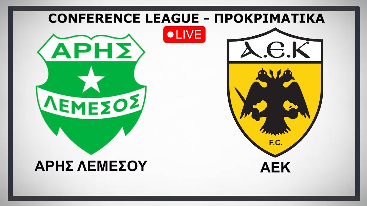 🔴ΑΡΗΣ ΛΕΜΕΣΟΥ - ΑΕΚ (LIVE)🔴 - YouTube