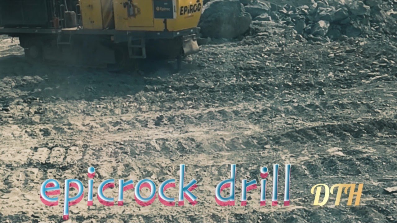 Epirock drill |mining drilling | - YouTube