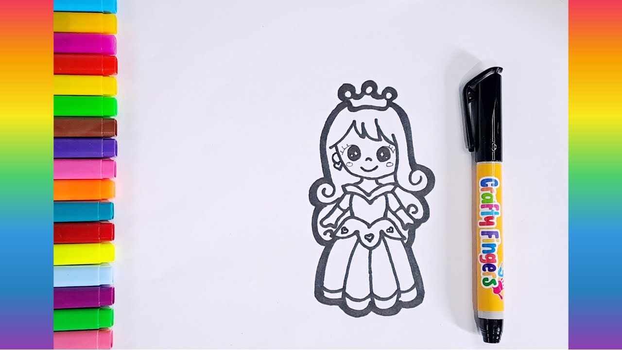 How To Draw A Queen | Queen Drawing, Coloring, Painting, Tracing for ...