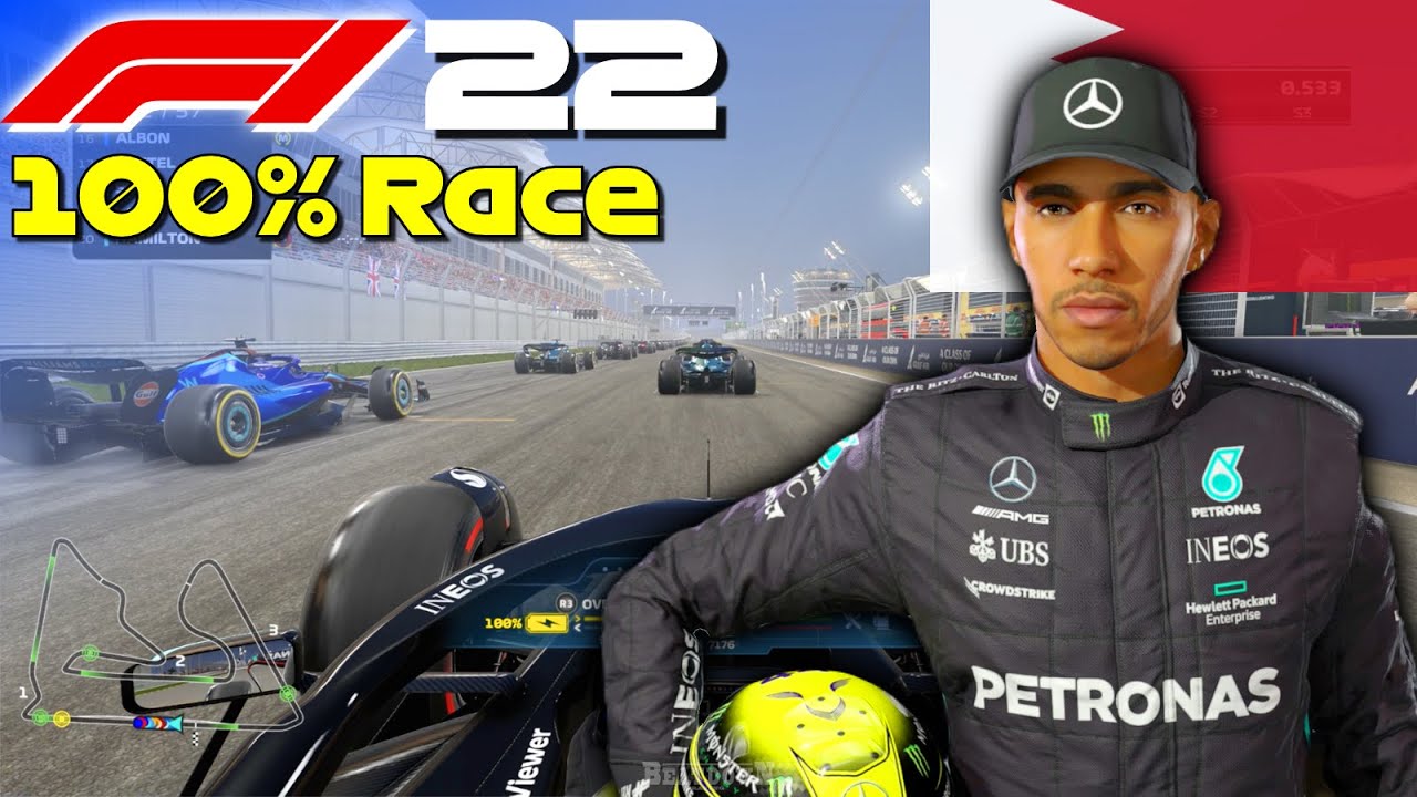 F1 2023 Mod - Full 100% Race Bahrain w/ Hamilton | #BahrainGP 🇧🇭 - YouTube