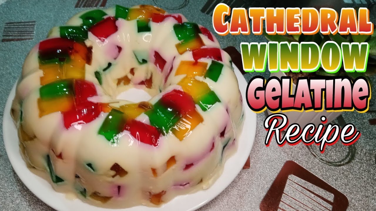 Cathedral Window Gelatine Recipe - YouTube