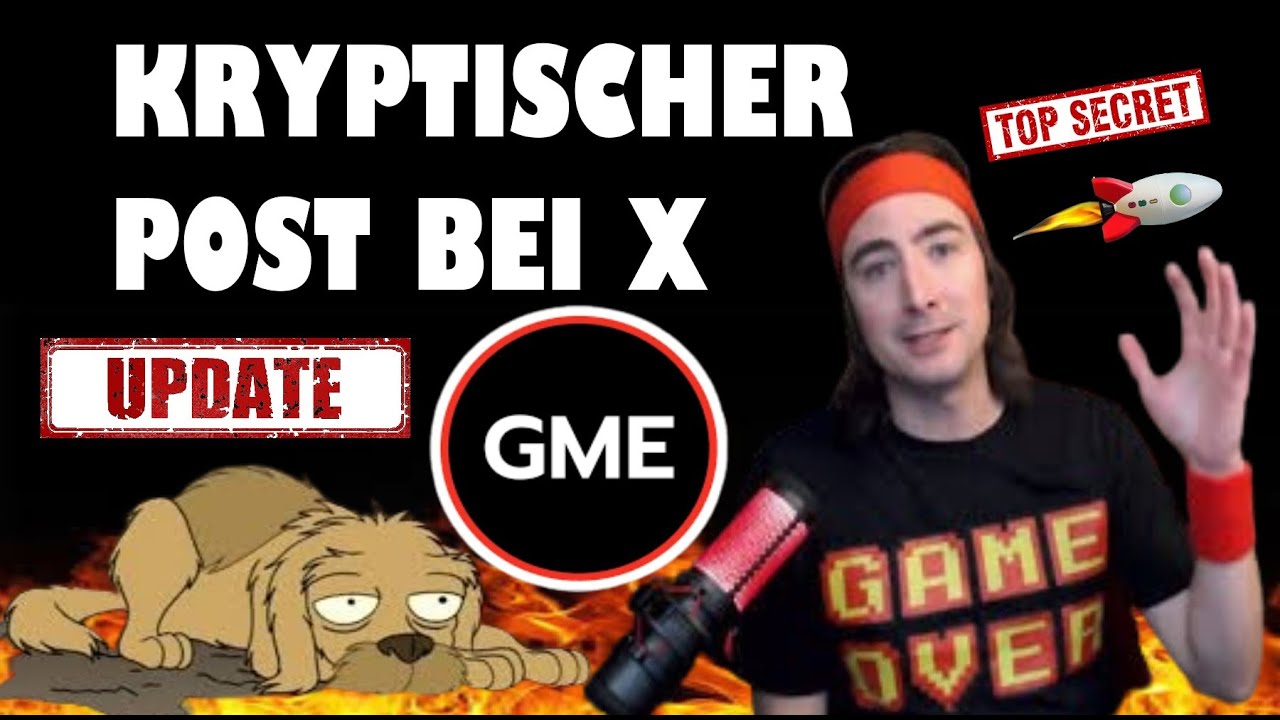 GAMESTOP NEUER KRYPTISCHER POST VON ROARING KITTY GAMESTOP GME AKTIE ...