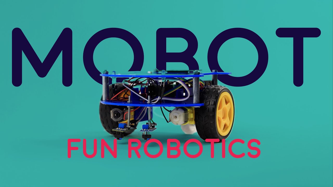Mobot, le kit de robot suiveur de ligne ! - YouTube