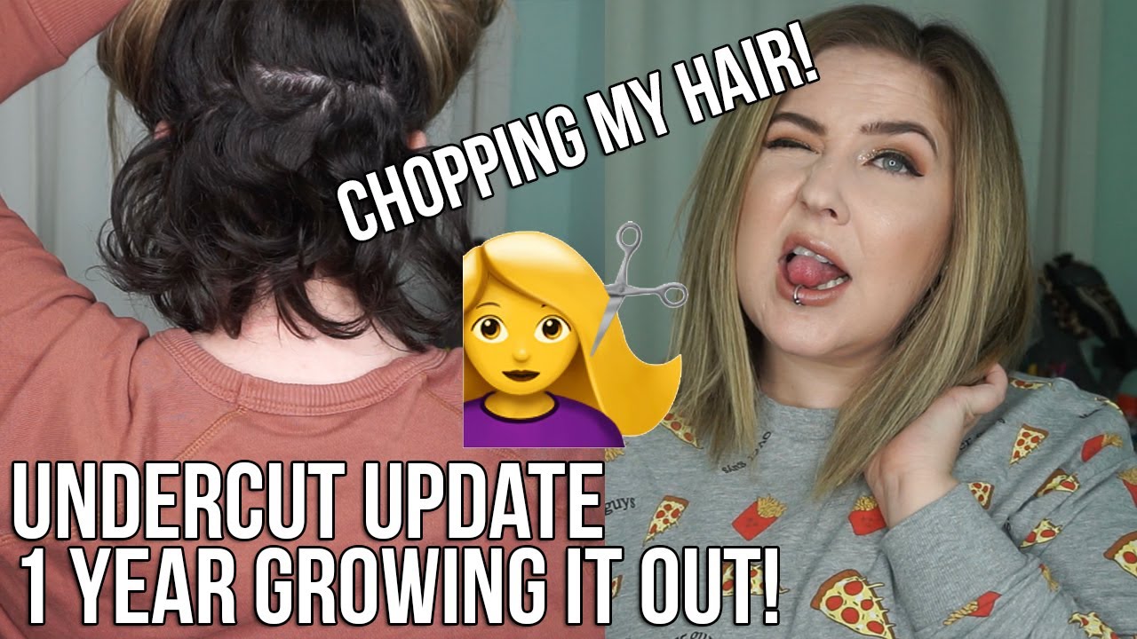 GROWING OUT MY UNDERCUT FOR 1 YEAR! CUTTING ALL MY HAIR OFF! - YouTube