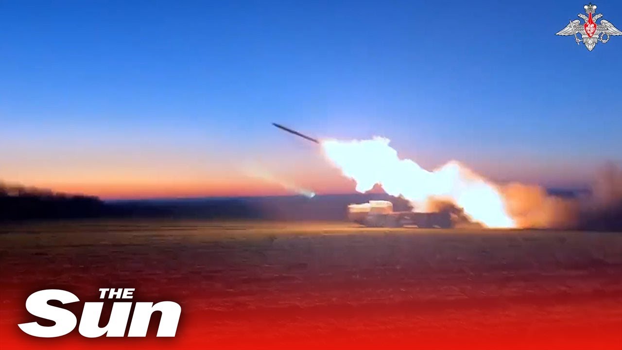 Russian multiple launch rocket systems target Ukrainian military ...
