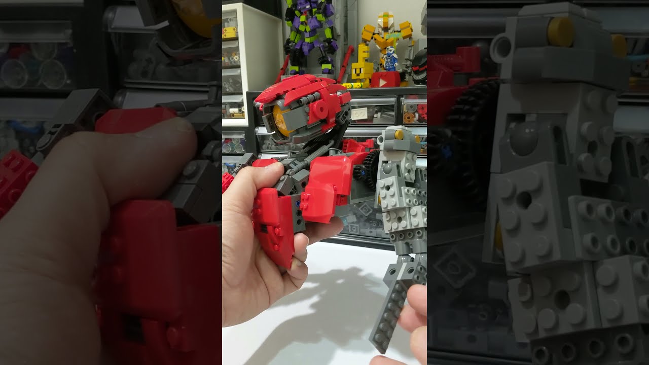 Large Lego Mech Shoulder Joint design for Crimson Typhoon #shorts - YouTube