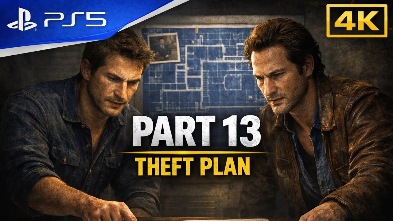Uncharted 4 Part 13 | The Perfect Heist Plan Begins | PS5 4K Gameplay ...