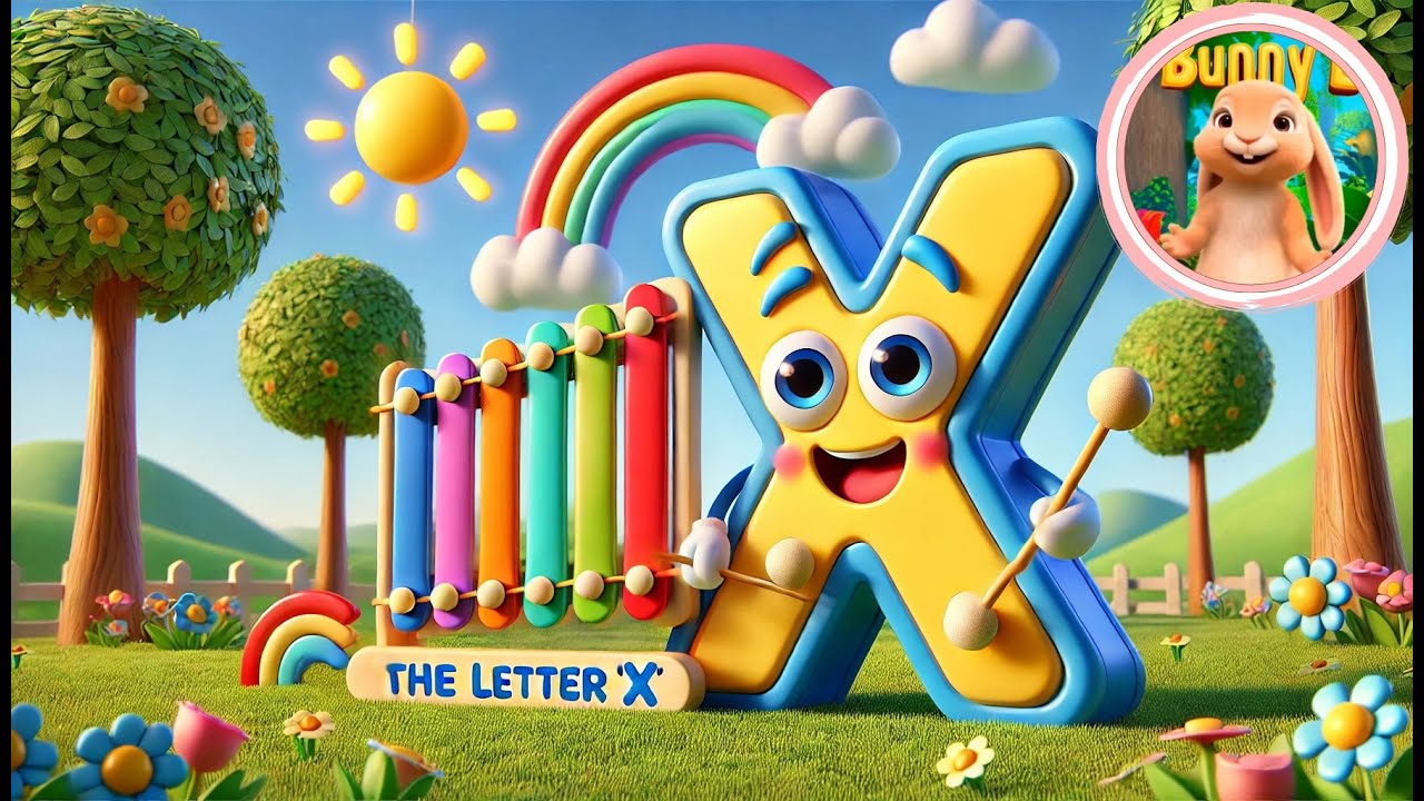 Exciting Letter X Phonics Song for Kids Learn Words and Sounds with X ...