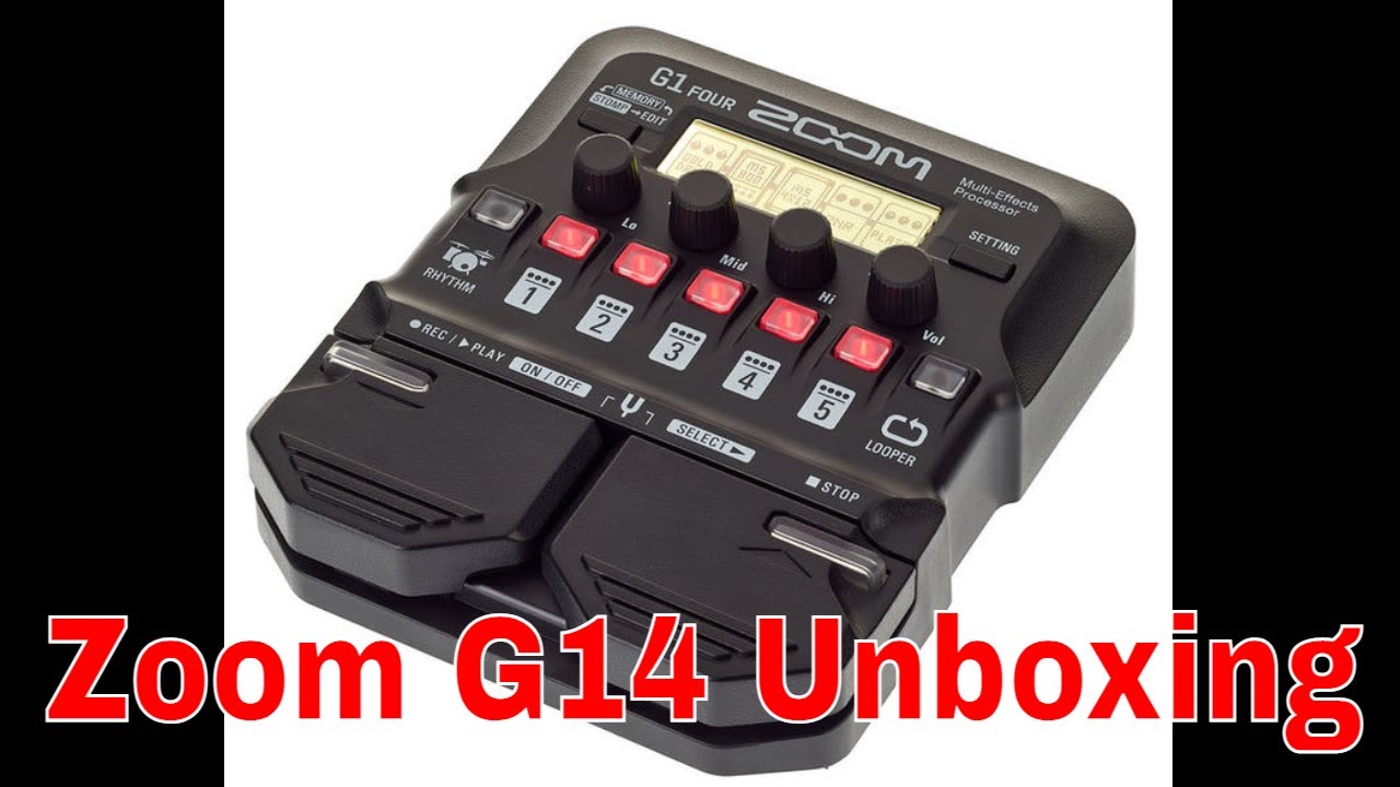 Zoom G14 Unboxing & Review | By Adheesh - YouTube