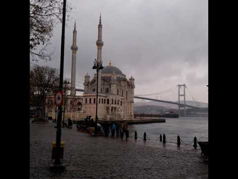 Ortaköy'de yağmur...