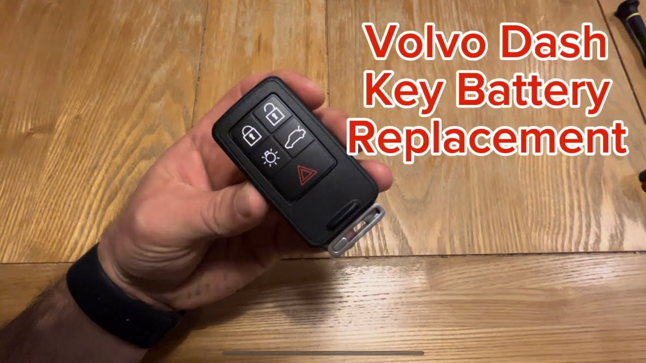 How to Replace the Key Fob Battery on a Volvo Dash Slot Remote – Step ...