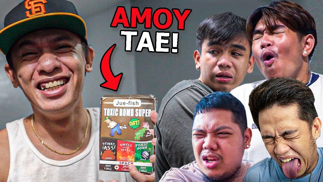 FART SPRAY PRANK! sa BG House - AMOY TAE PRANK HAHA! - YouTube