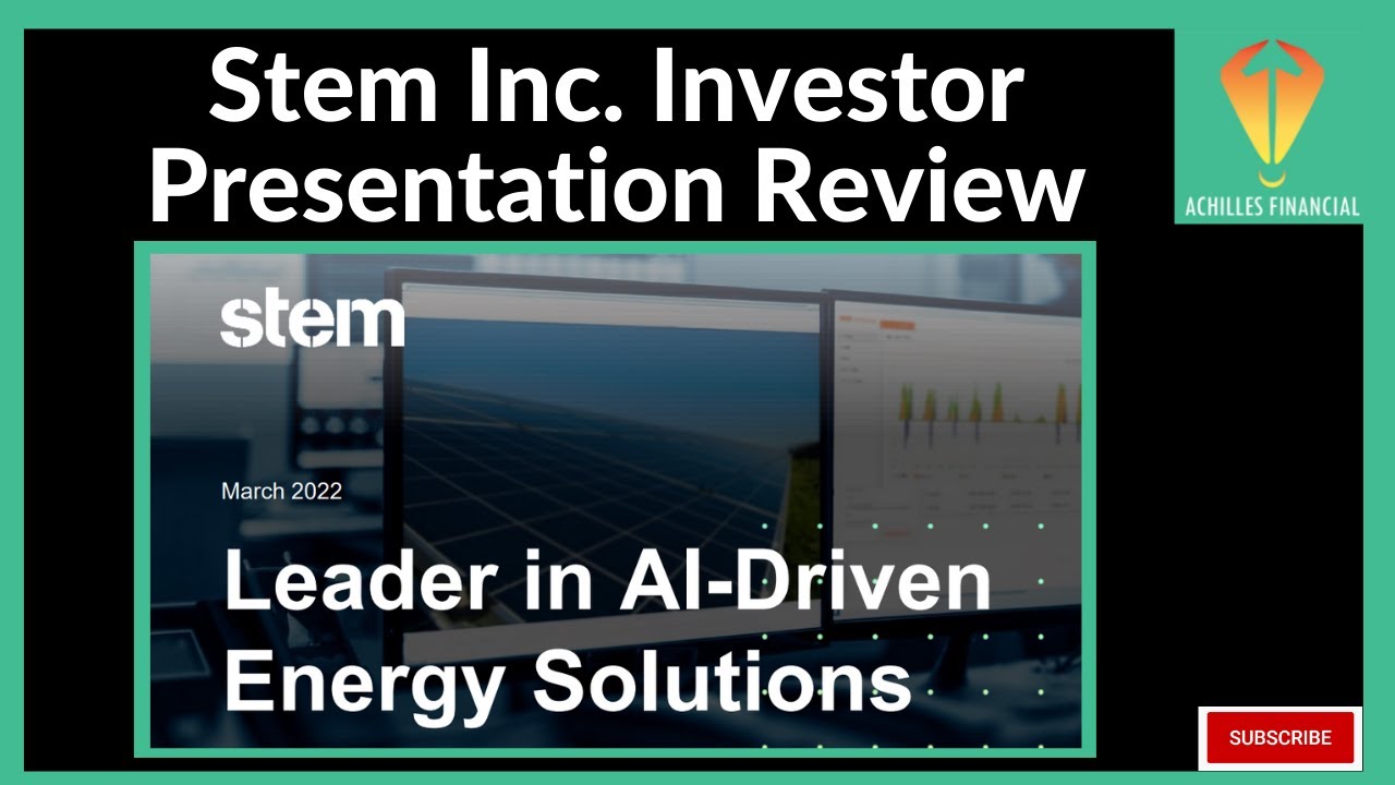 Stem Inc. Investor Presentation Review - YouTube