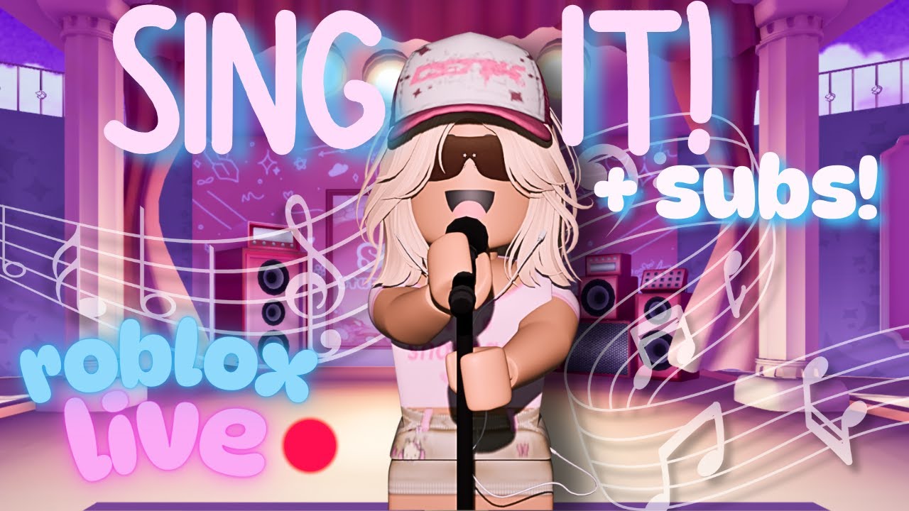 subscribers play sing it! roblox karaoke (live) - YouTube