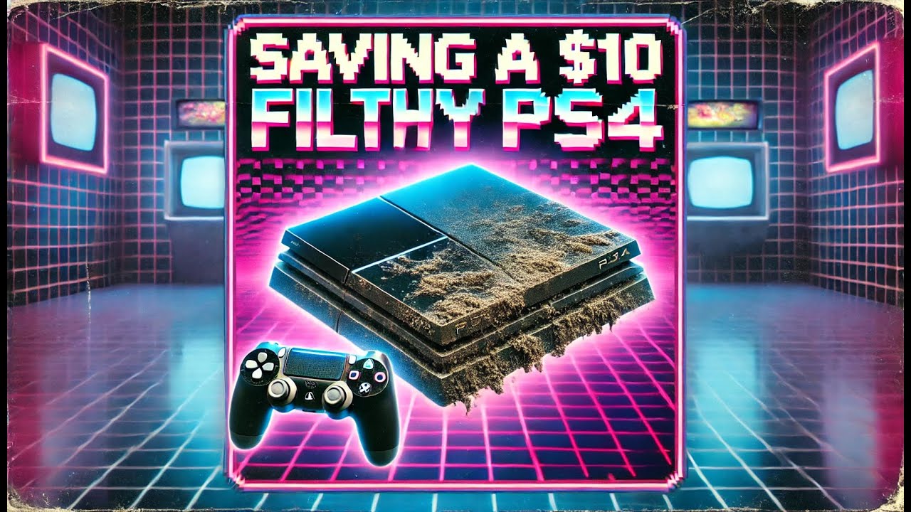 Saving a $10 Filthy PlayStation 4! | PS4 Restoration & Deep Clean ...