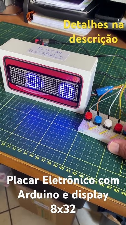 Placar Eletrônico Com Arduino Youtube