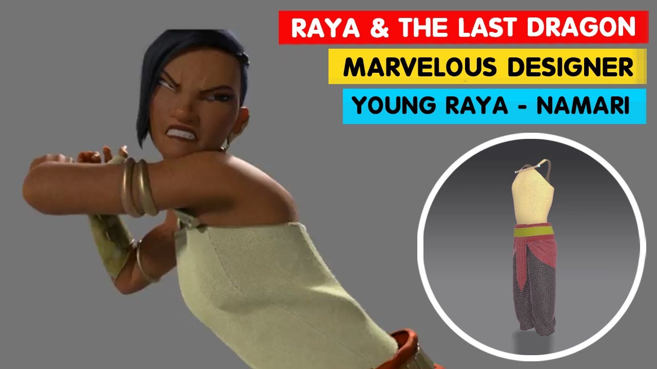 Raya and the Last Dragon | Raya -Namari | Marvelous Designer | Erik ...