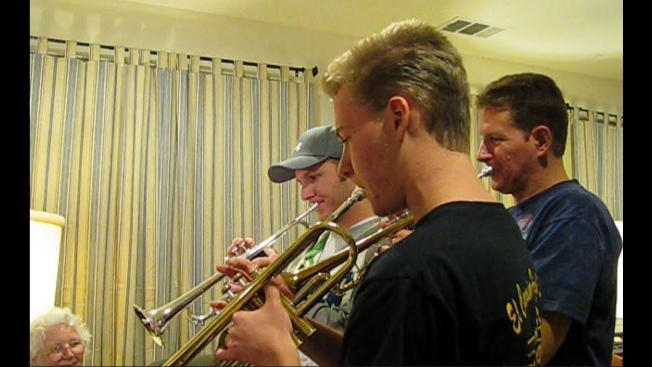 Clarke Trumpet Trio 2009 - YouTube
