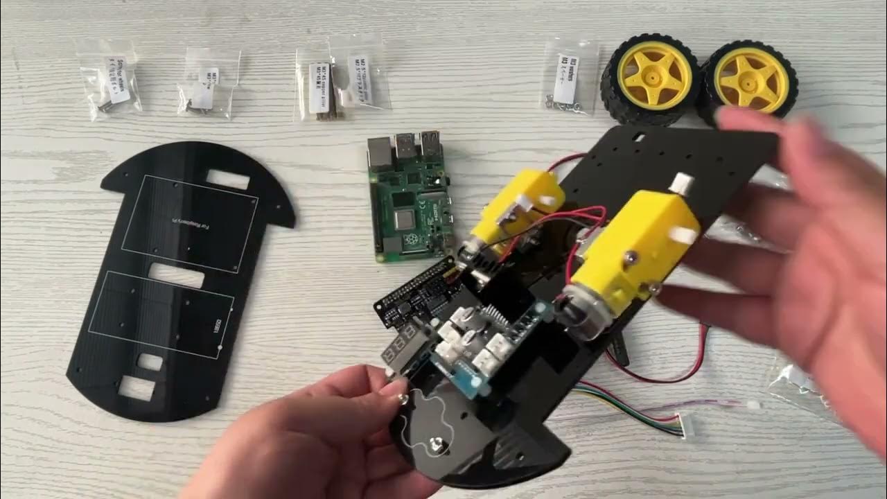 OSOYOO Robot car for Raspberry Pi Lesson1: Basic robot car assembly ...