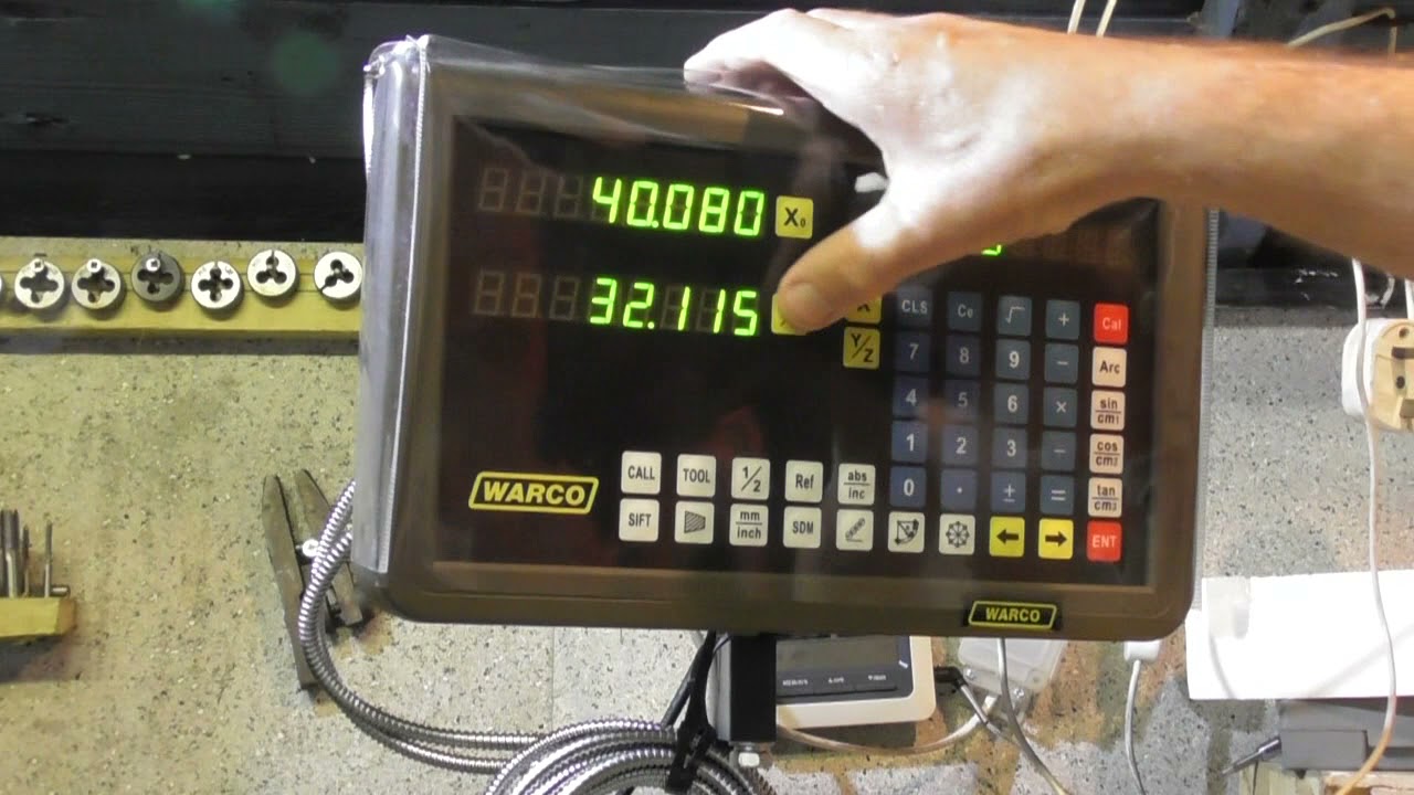 Warco WM180 New Beginner . How accurate is your DRO ? - YouTube