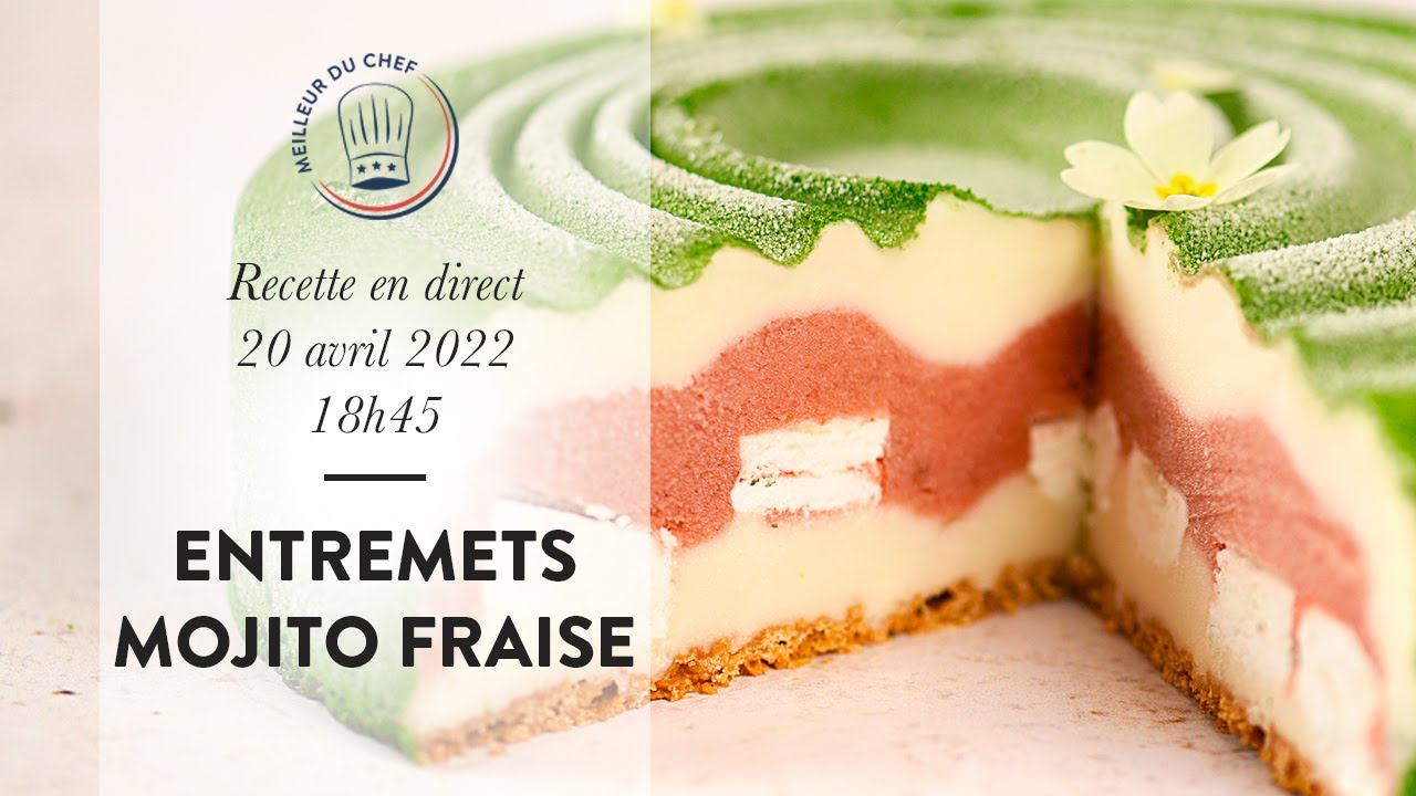 Recette de l'Entremets Glacé Mojito Fraise ! - YouTube