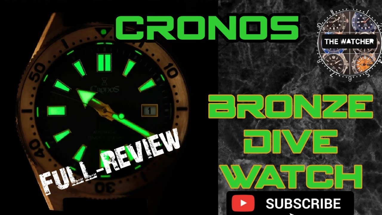 Cronos LM6002 Dive Watch Bronze 62mas Re-issue Homage | The Watcher ...