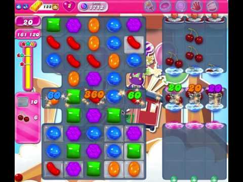 Candy crush level 1712 HD no booster completed