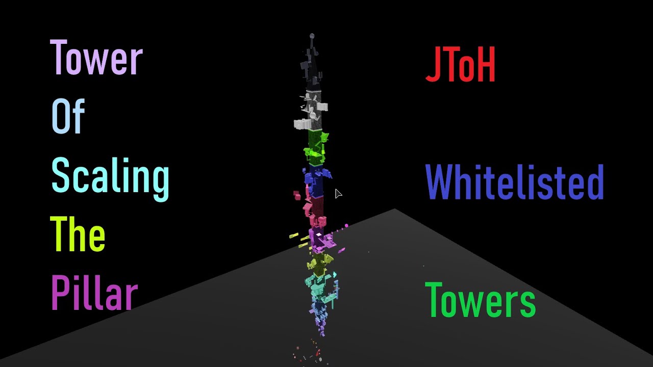 Tower of Scaling The Pillar - JToH Whitelisted Towers - YouTube