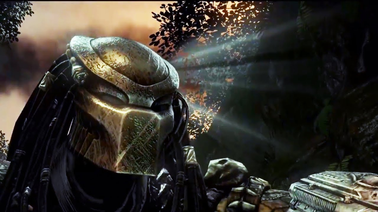 Marine Vs Predator - Aliens vs Predator |2010| - YouTube