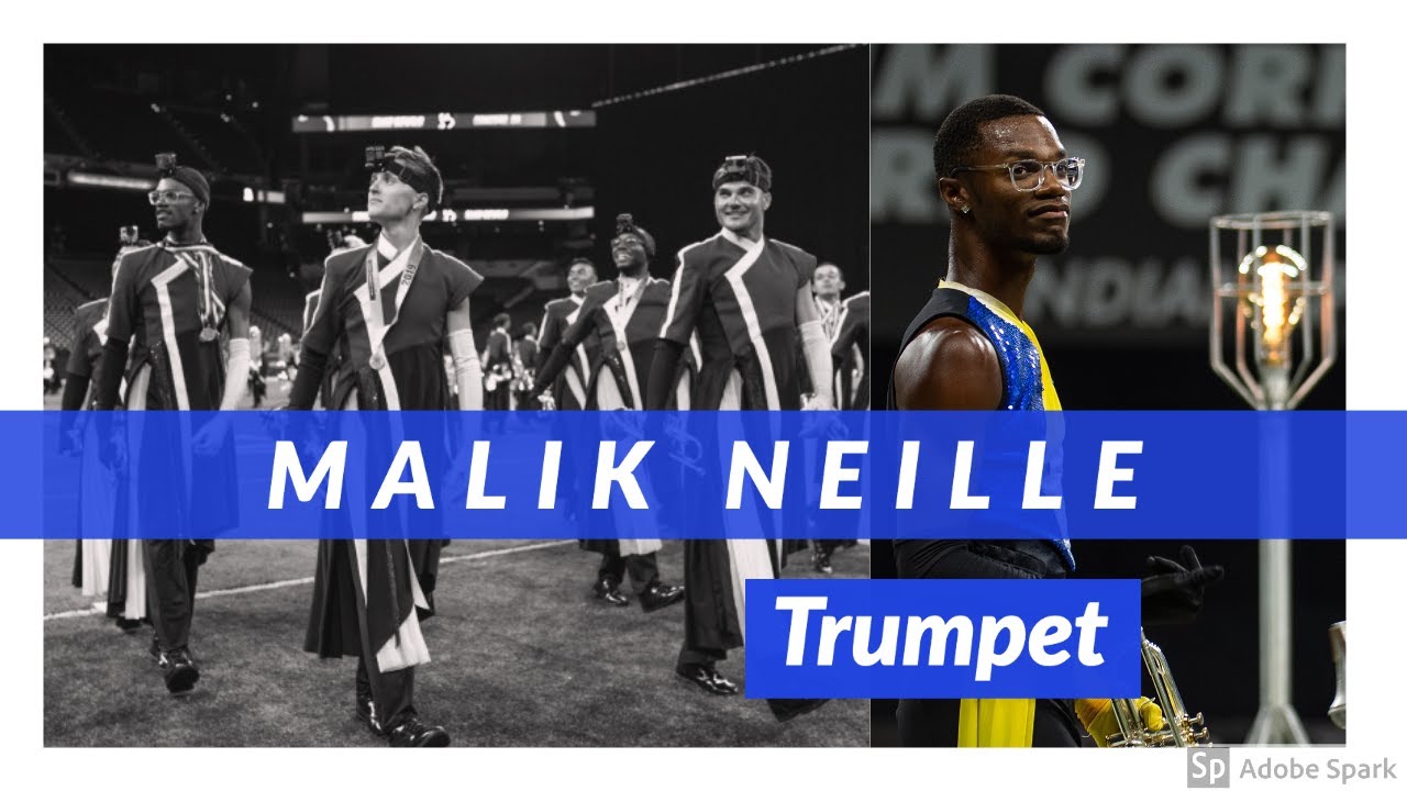 Blue Devils 2019 | Ghostlight | Lead Trumpet Soloist Headcam | Malik ...