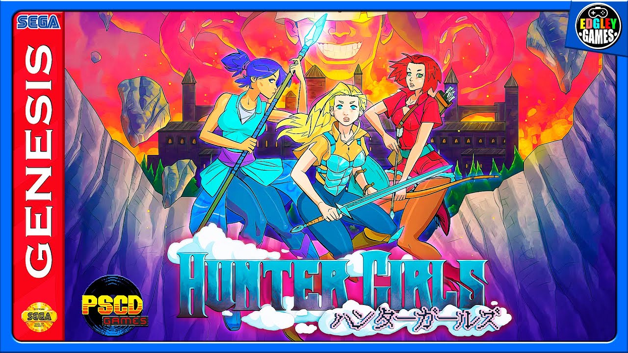 Hunter Girls (2023) New Game for Sega Genesis / Mega Drive [DEMO] Let's ...