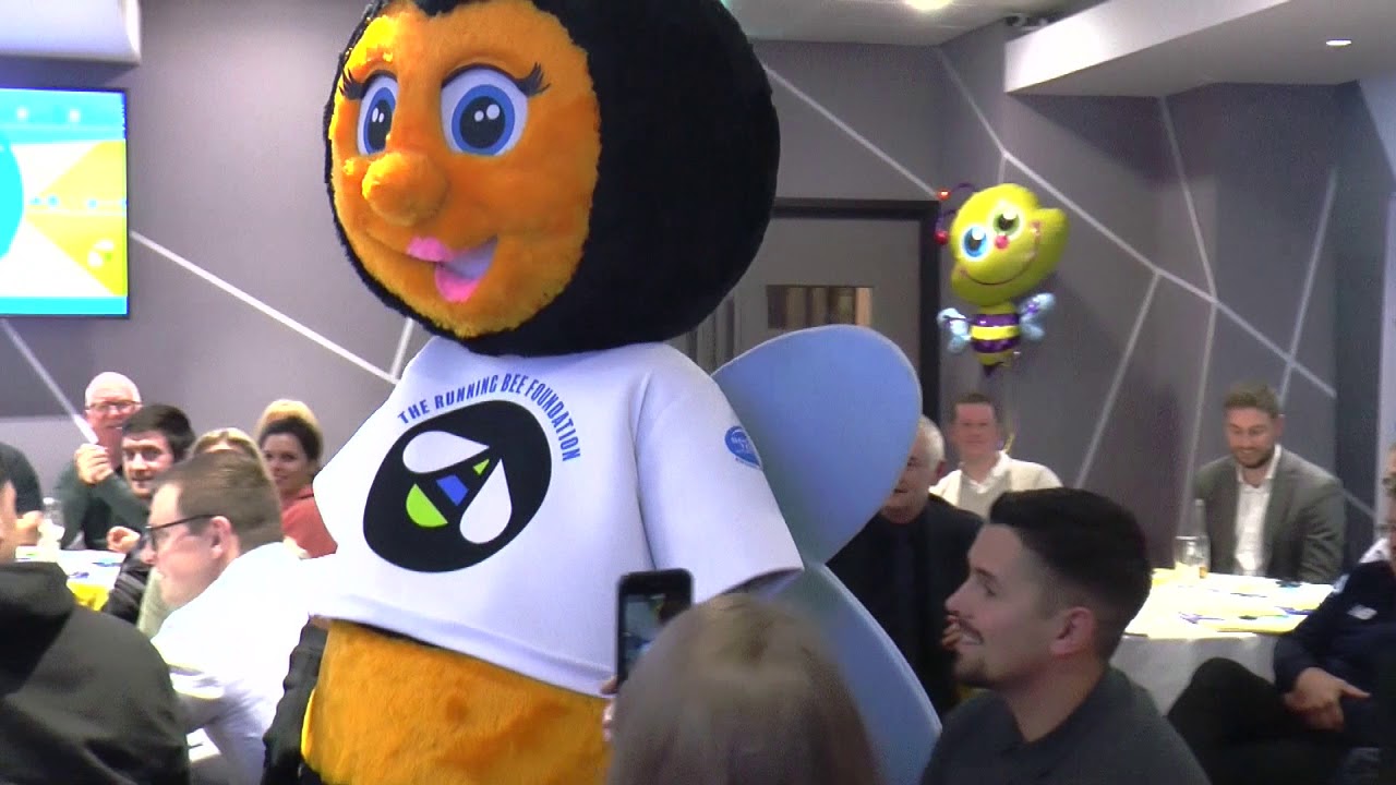 The Running Bee Foundation launch at MediaCityUK - YouTube