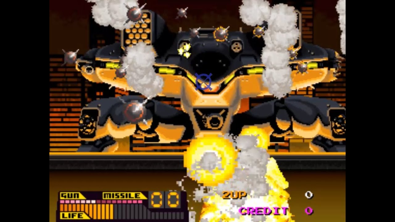 Steel Gunner (ARCADE) Light Gun Madness - YouTube