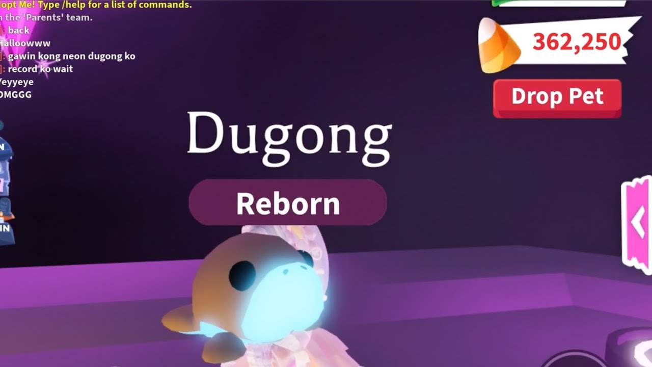 Making Neon Dugong in Adopt Me! - YouTube