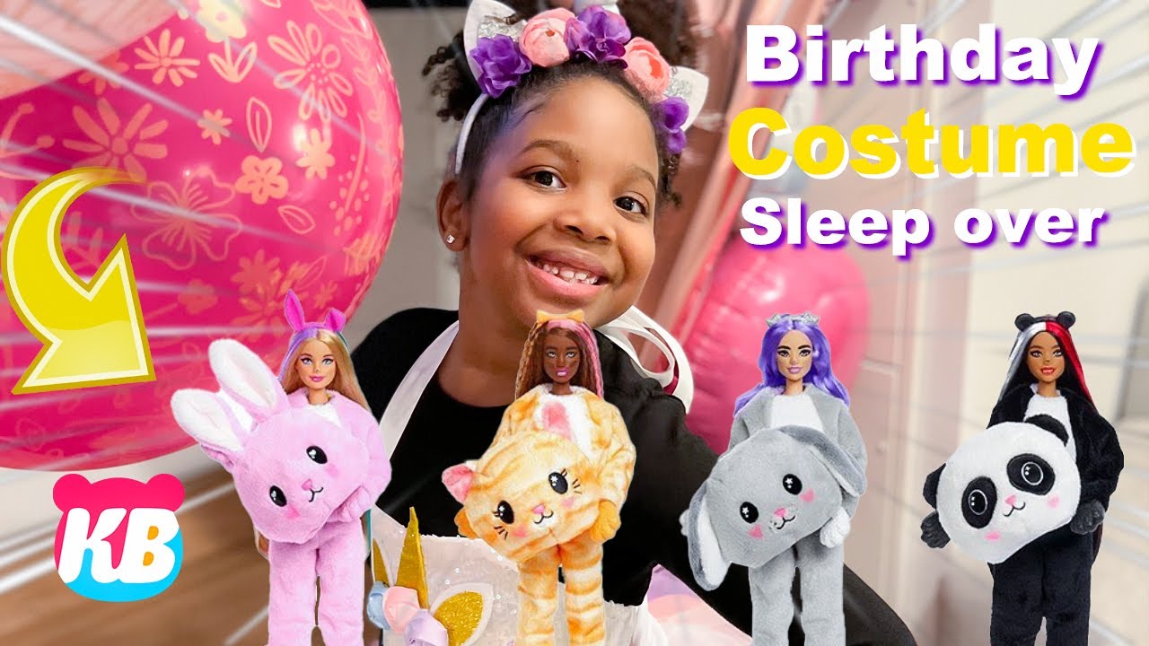 Kamdenboy throws Kyraboo a SURPRISE BIRTHDAY Sleepover with Barbie ...