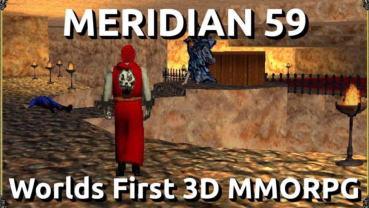 The MMO You've Never Heard Of Meridian 59 | The First 3D MMORPG | What ...