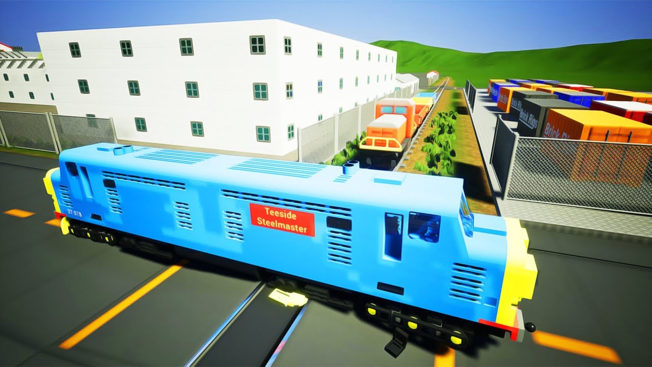 Lego Train VS Train | Brick Rigs - YouTube