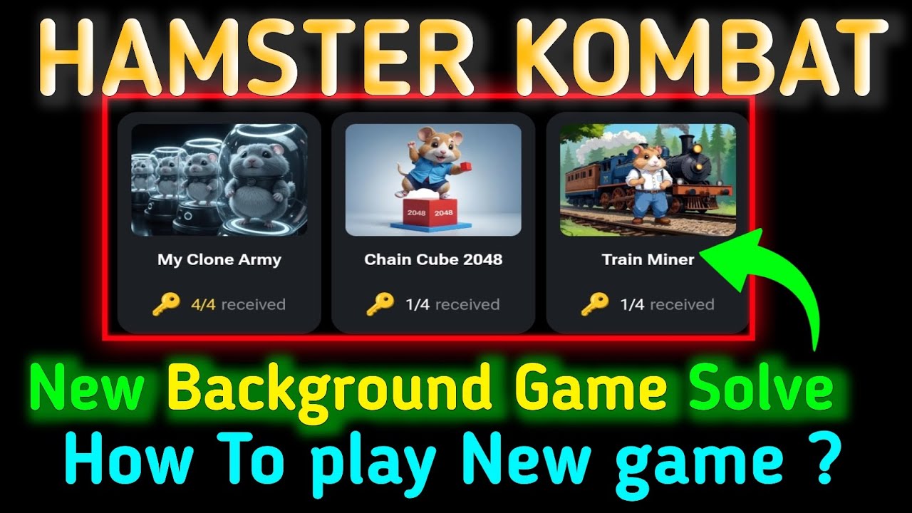 How To Collect New Playground Key 🗝️ | Hamster Kombat New Playground ...
