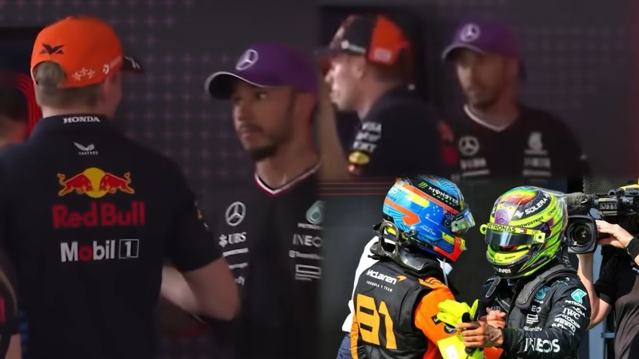 Max Verstappen Lewis Hamilton meet each other after incident | Lewis ...