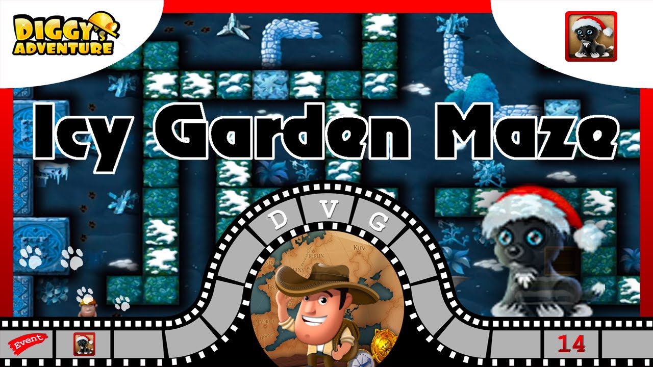 [~Christmas 2019~] #14 Icy Garden Maze - Diggy's Adventure - YouTube