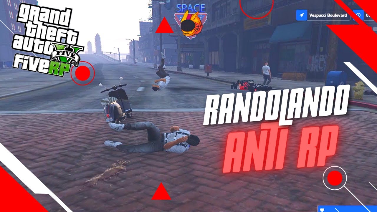 [GTA RP FIVEM] RANDOLANDO NA CIDADE - FAZENDO ANTI RP - YouTube