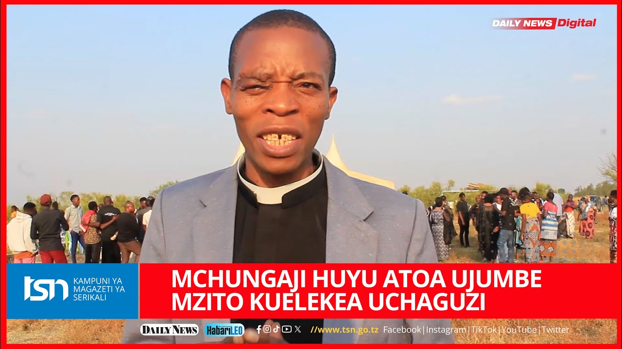 MCHUNGAJI HUYU ATOA UJUMBE MZITO KUELEKEA UCHAGUZI - YouTube