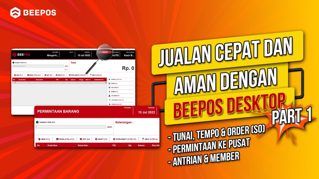 Penjelasan Detail Fitur Beepos Dekstop (Part 1) | Software Kasir Beepos ...