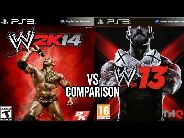 Wwe2k14ps3 WWE 2k14 PS3 Vs WWE SmackDown Vs Raw 2011 PSP YouTube