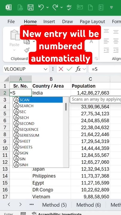 How to get sr no for new entry automatically - Excel tips by Dinesh Sharma #exceltips # ...