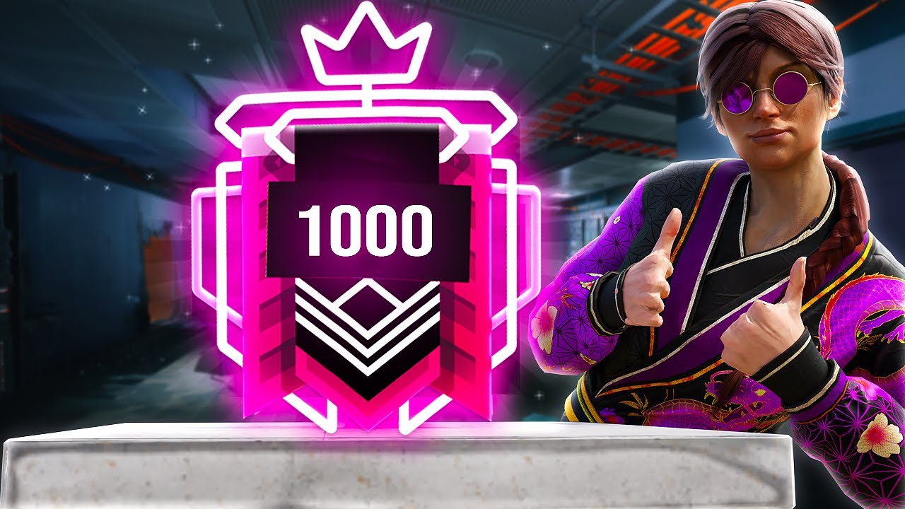 Becoming A TOP 1000 Champ... Rainbow Six Siege - YouTube