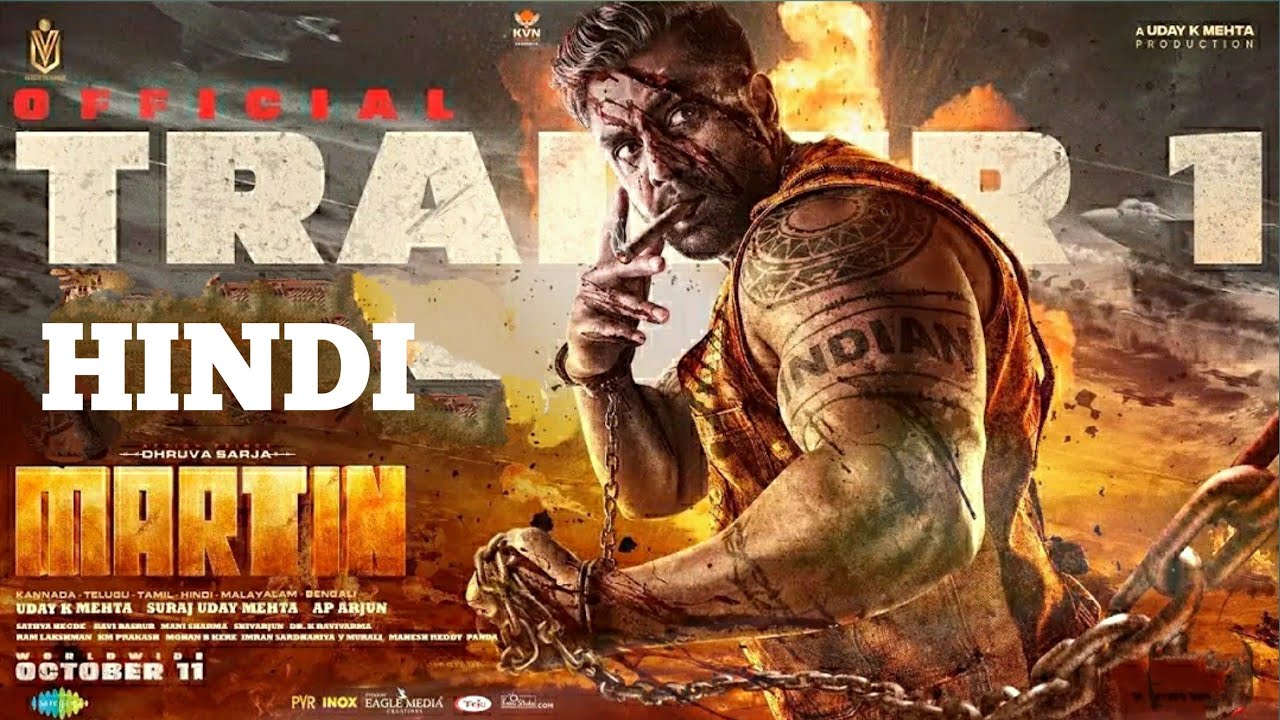 Martin - First Trailer 1 | Dhruva Sarja | AP Arjun | Uday K Mehta ...