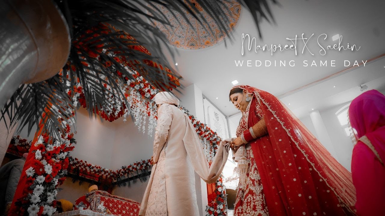 Same Day Shoot || Manpreet X Sachin STUDIO DZONE PHOTOGRAPHY || INDIA || - YouTube