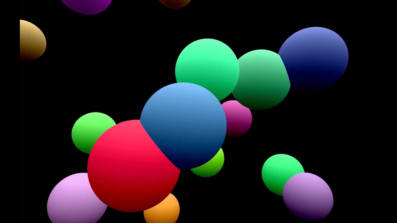 Basic OpenGL Demo: Flying Spheres - YouTube