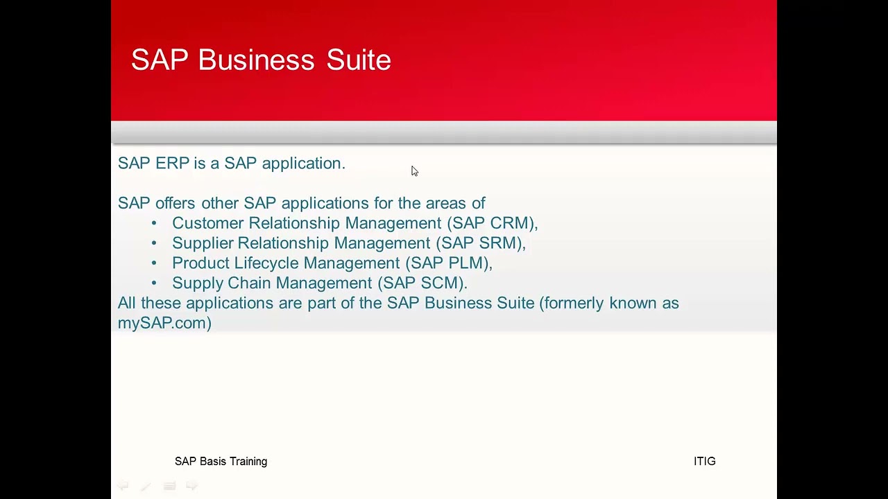 SAP Products Overview || What is SAP || SAP Products - YouTube